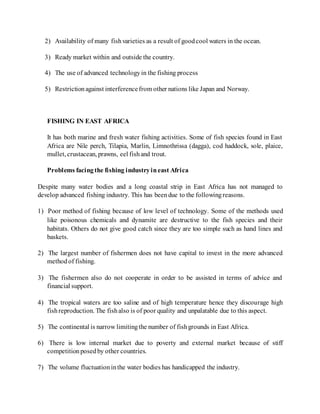 REGIONAL FOCAL STUDIES - 5.6 SUSTAINABLE FISHING | PDF