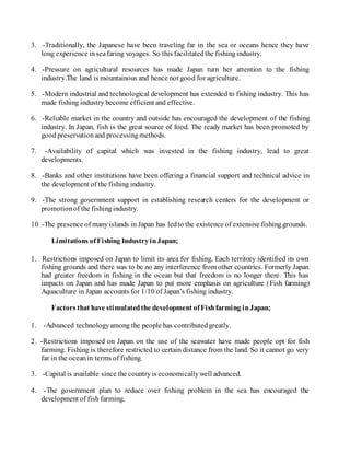 REGIONAL FOCAL STUDIES - 5.6 SUSTAINABLE FISHING | PDF