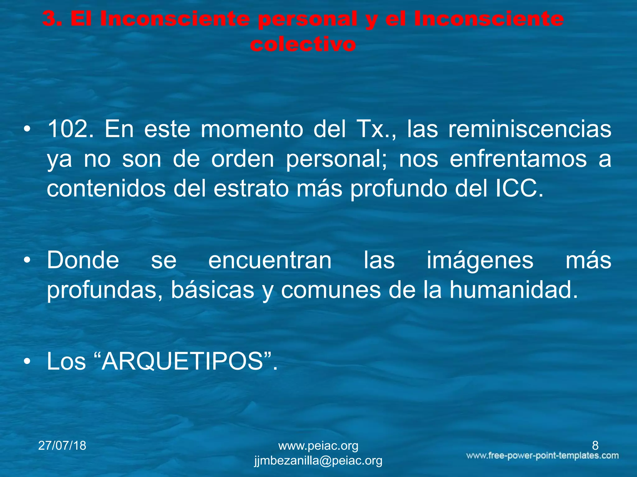 5. el inconsciente personal y el inconsciente colectivo cg jung | PPT