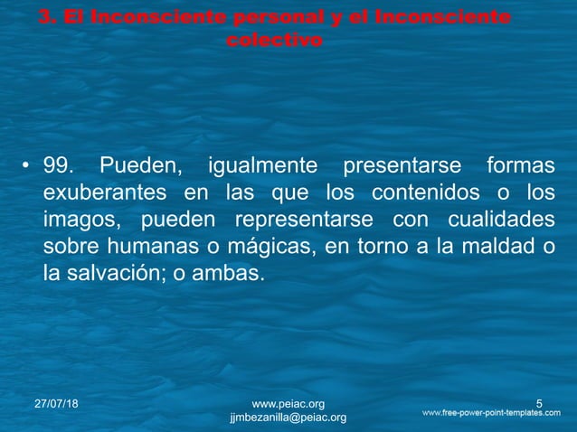 5. el inconsciente personal y el inconsciente colectivo cg jung | PPT