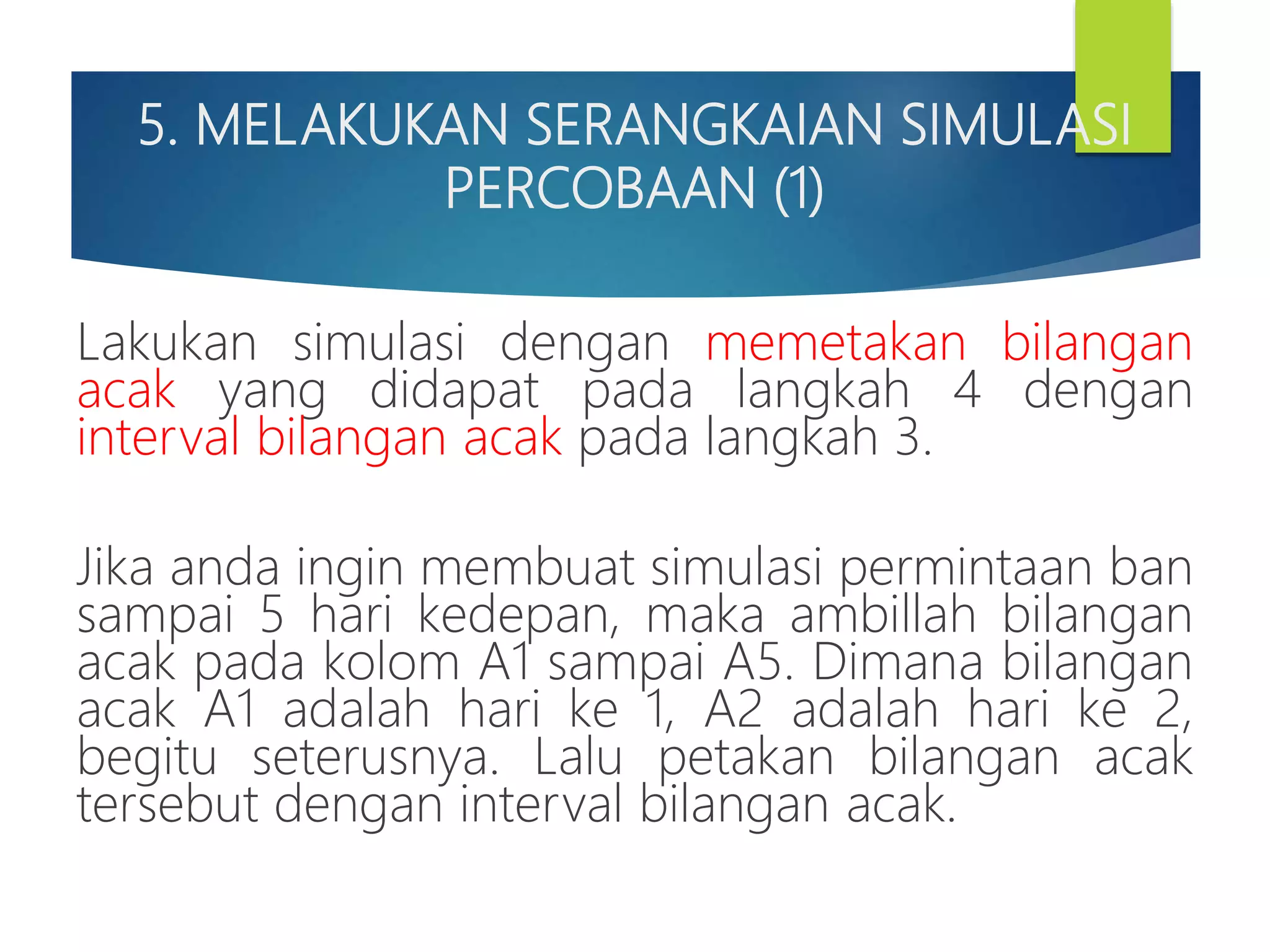 Sistem Penunjang Keputusan [Simulasi Monte Carlo] | PPTX