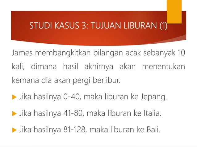 Sistem Penunjang Keputusan [Simulasi Monte Carlo] | PPTX