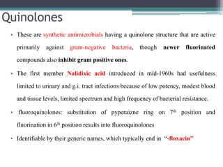 Quinolones | PPTX