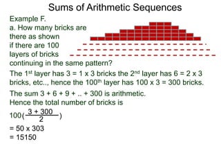 5.2 arithmetic sequences and sums t | PPT