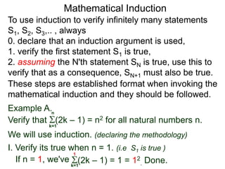 5.4 mathematical induction t | PPT