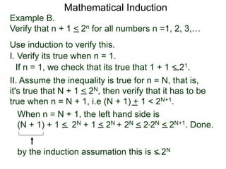 5.4 mathematical induction t | PPT