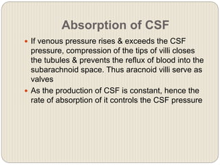 Ventricular system of brain & the CSF | PPTX