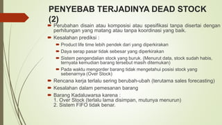 Dead Stock Gudang _ Materi Training "INVENTORY & WAREHOUSING MANAGEMENT ...