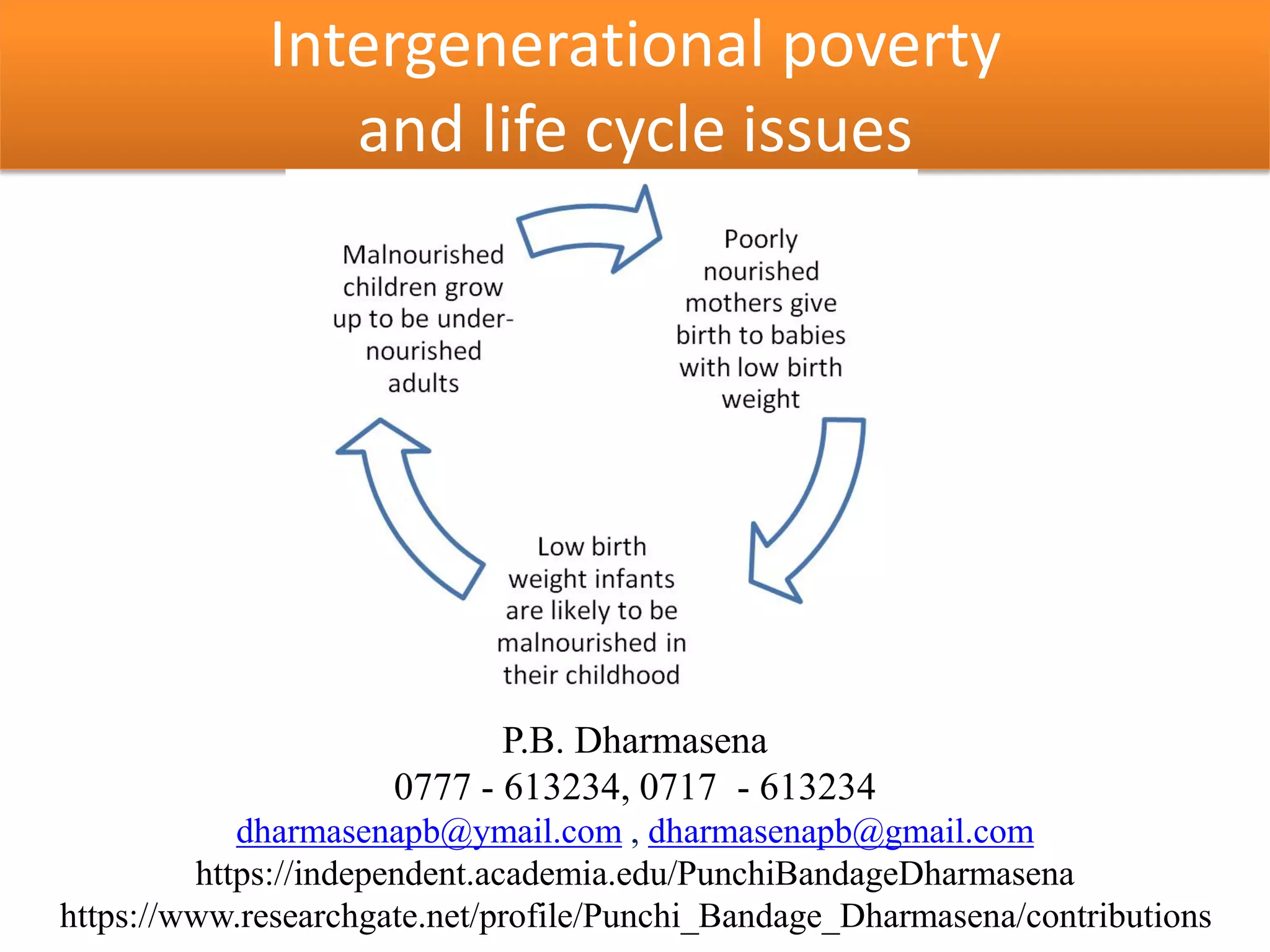 5. intergenerational poverty and life cycle issues | PPT