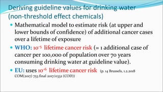 5. Risk Assessment of Drinking Water - Ray Parle - Water Event 2019 | PDF