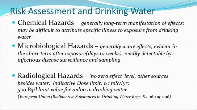 5. Risk Assessment of Drinking Water - Ray Parle - Water Event 2019