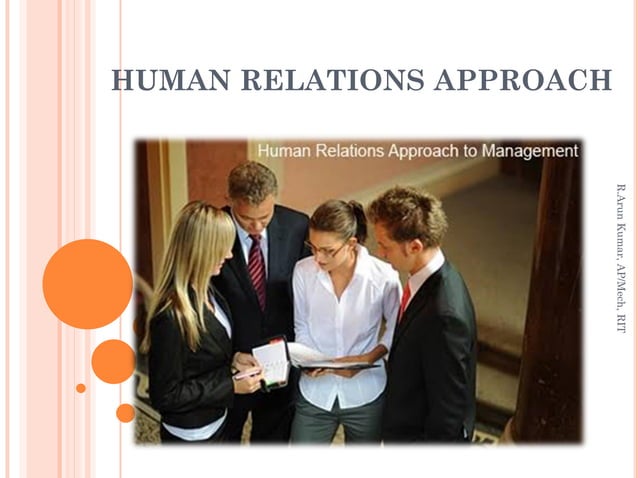 Human relations approach | PDF | Business Administration | Business