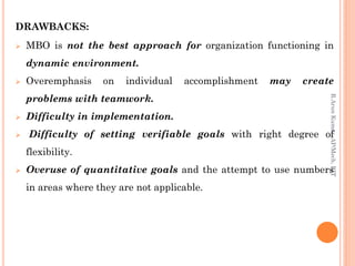 Management by objective | PDF