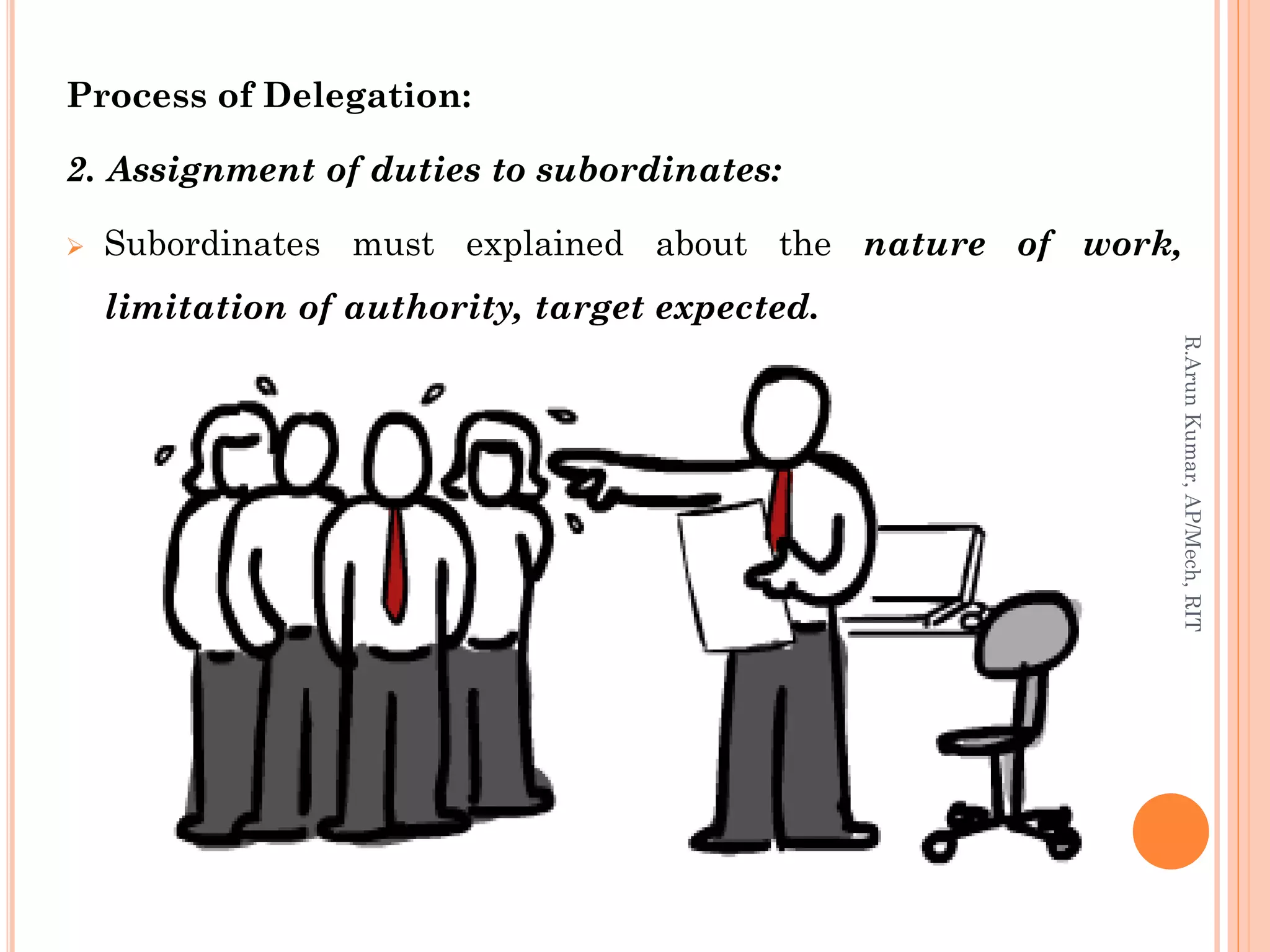 Delegation of authority, centralization and decentralization | PDF