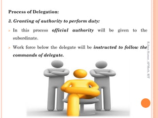Delegation of authority, centralization and decentralization | PDF