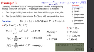 Binomial probability distributions | PPTX