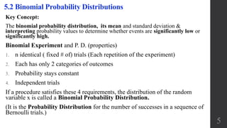 Binomial probability distributions | PPT
