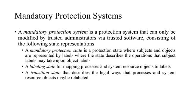 Least privilege, access control, operating system security | PPTX