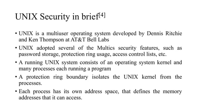 Least privilege, access control, operating system security | PPTX