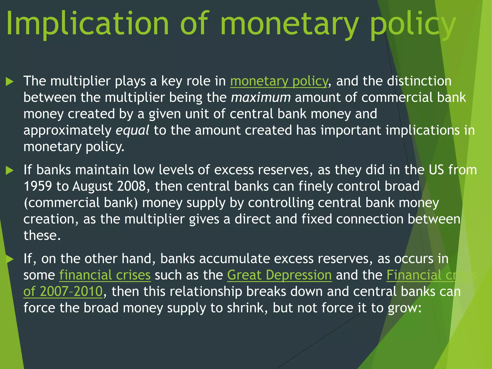 Money Multiplier | PPT