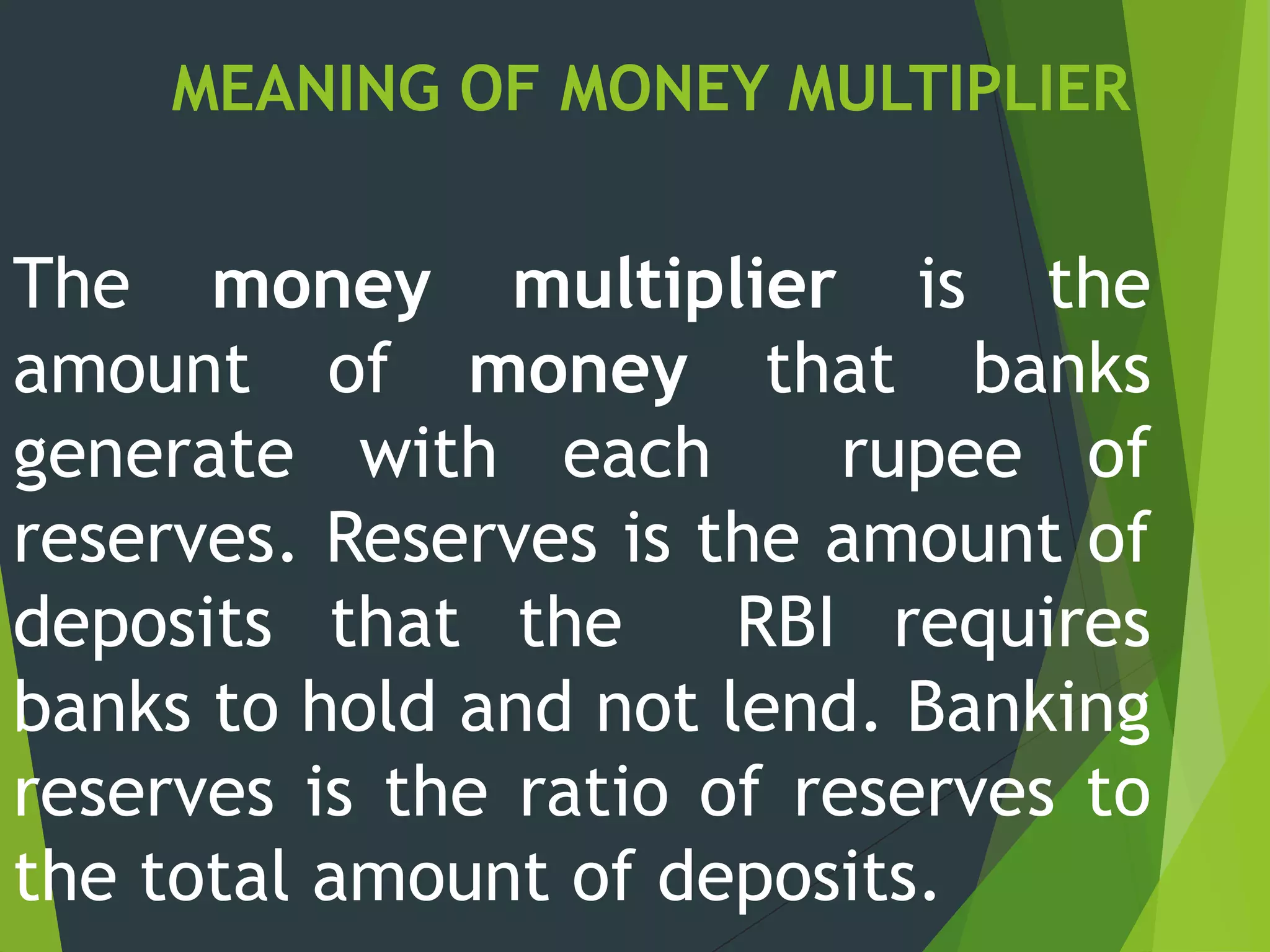Money Multiplier | PPT
