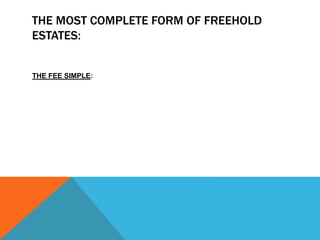 Real State Law | PPTX