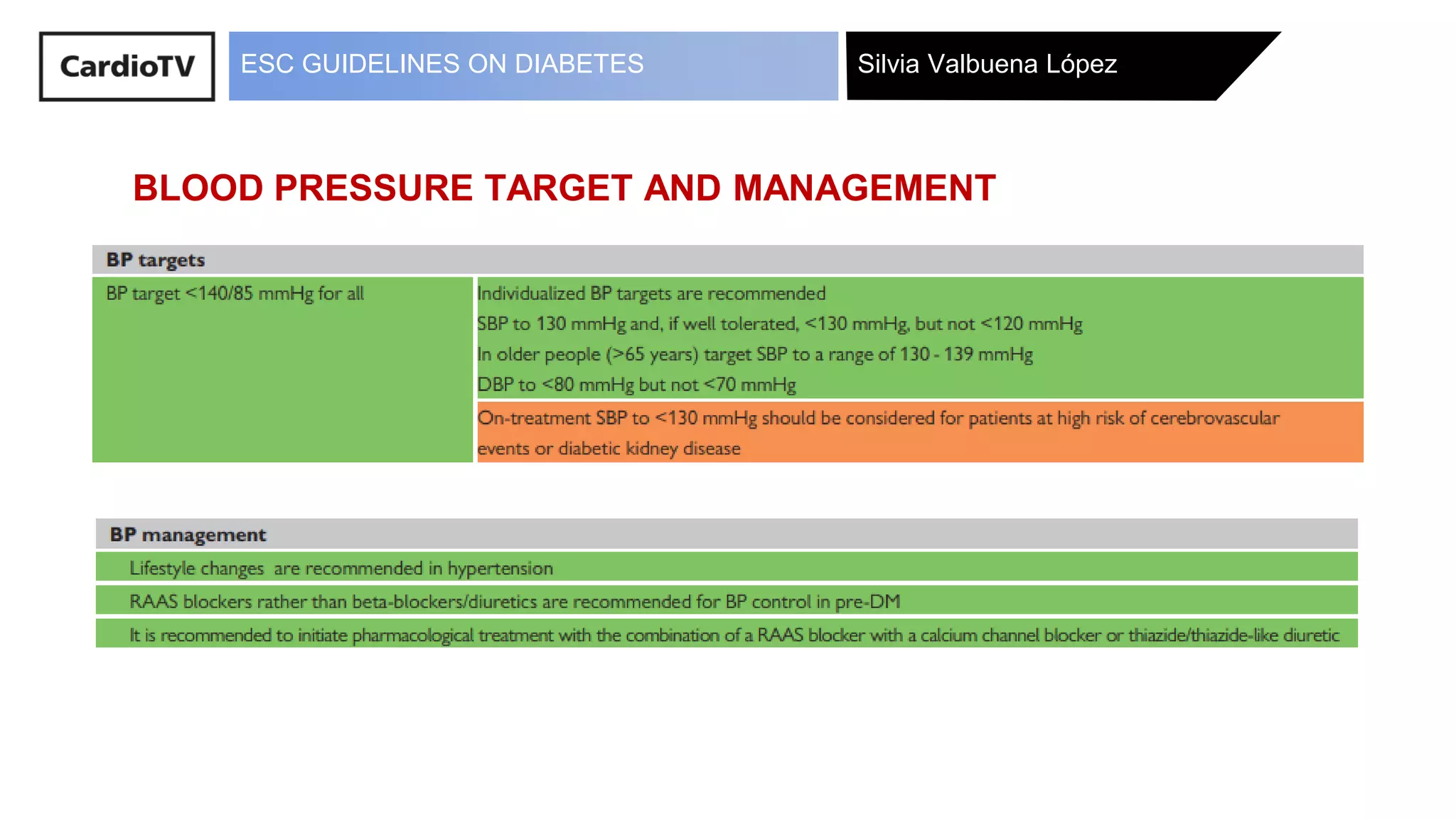 5. ESC Guidelines on Diabetes | PDF