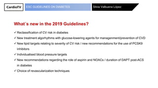 5. ESC Guidelines on Diabetes | PPT