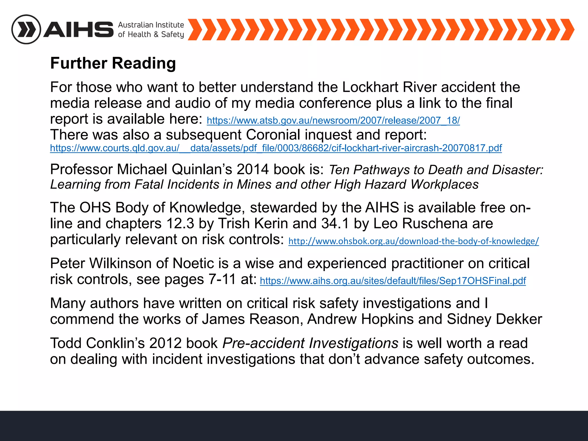 Investigating Critical Risk Incidents | PDF