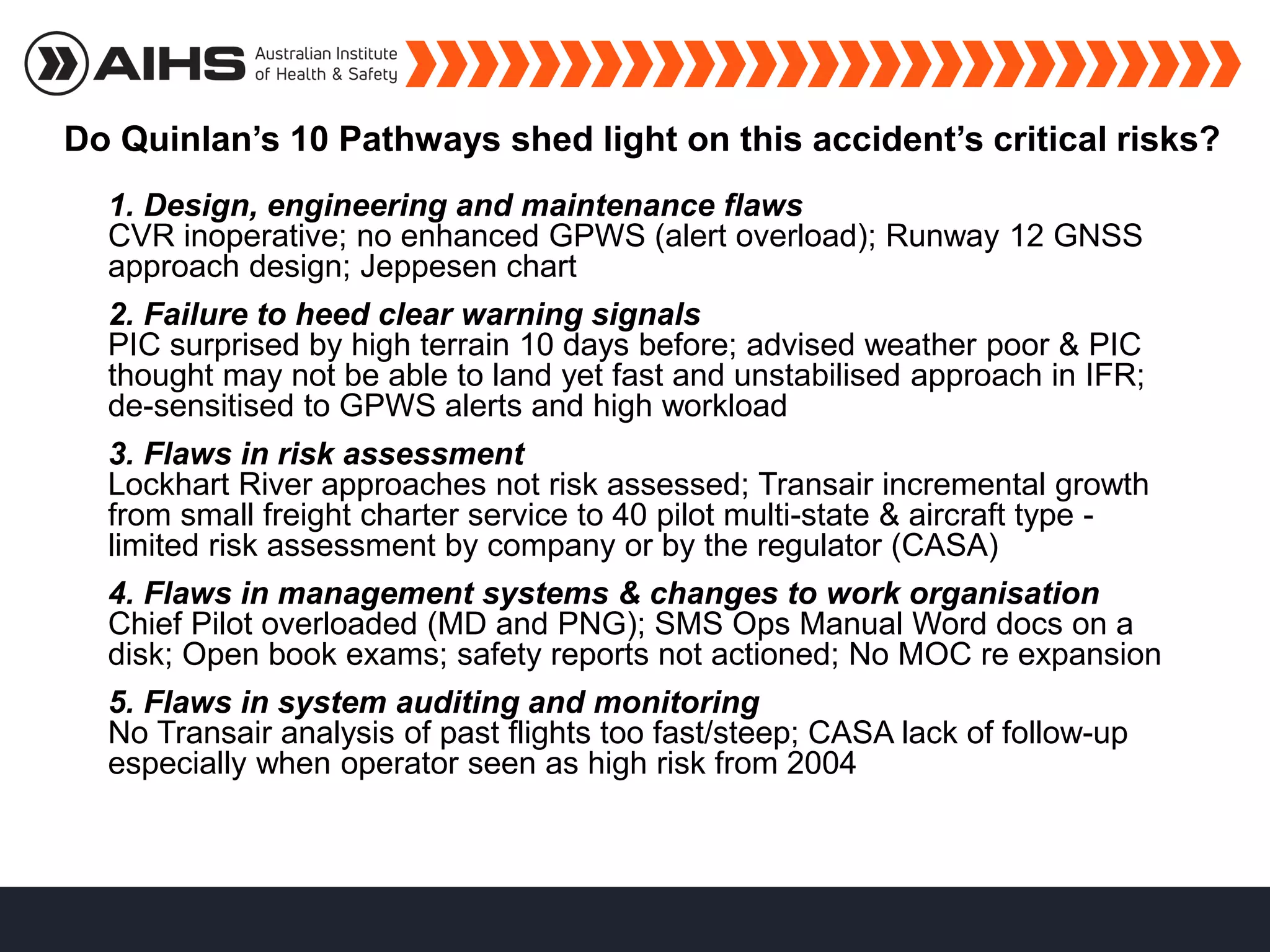 Investigating Critical Risk Incidents | PDF