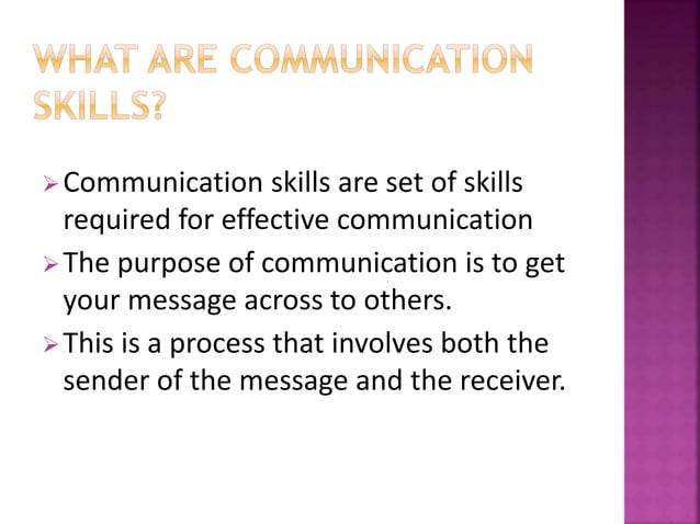 communication skills | PPTX