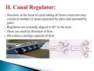 Diversion Headwork in Canal | PPTX