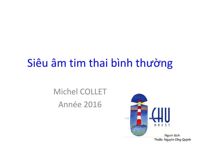 5. Sieu am tim thai binh thuong, GS Michel Collet | PDF