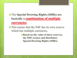 SPECIAL DRAWING RIGHTS | PPTX