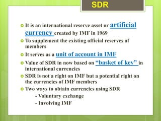 SPECIAL DRAWING RIGHTS | PPTX