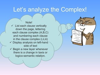 5. clause and complex clause | PPTX