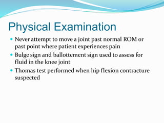 Musculoskeletal System Assessment & Disorders | PPTX