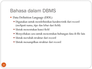 Sistem Informasi - Data dan Basis Data | PDF