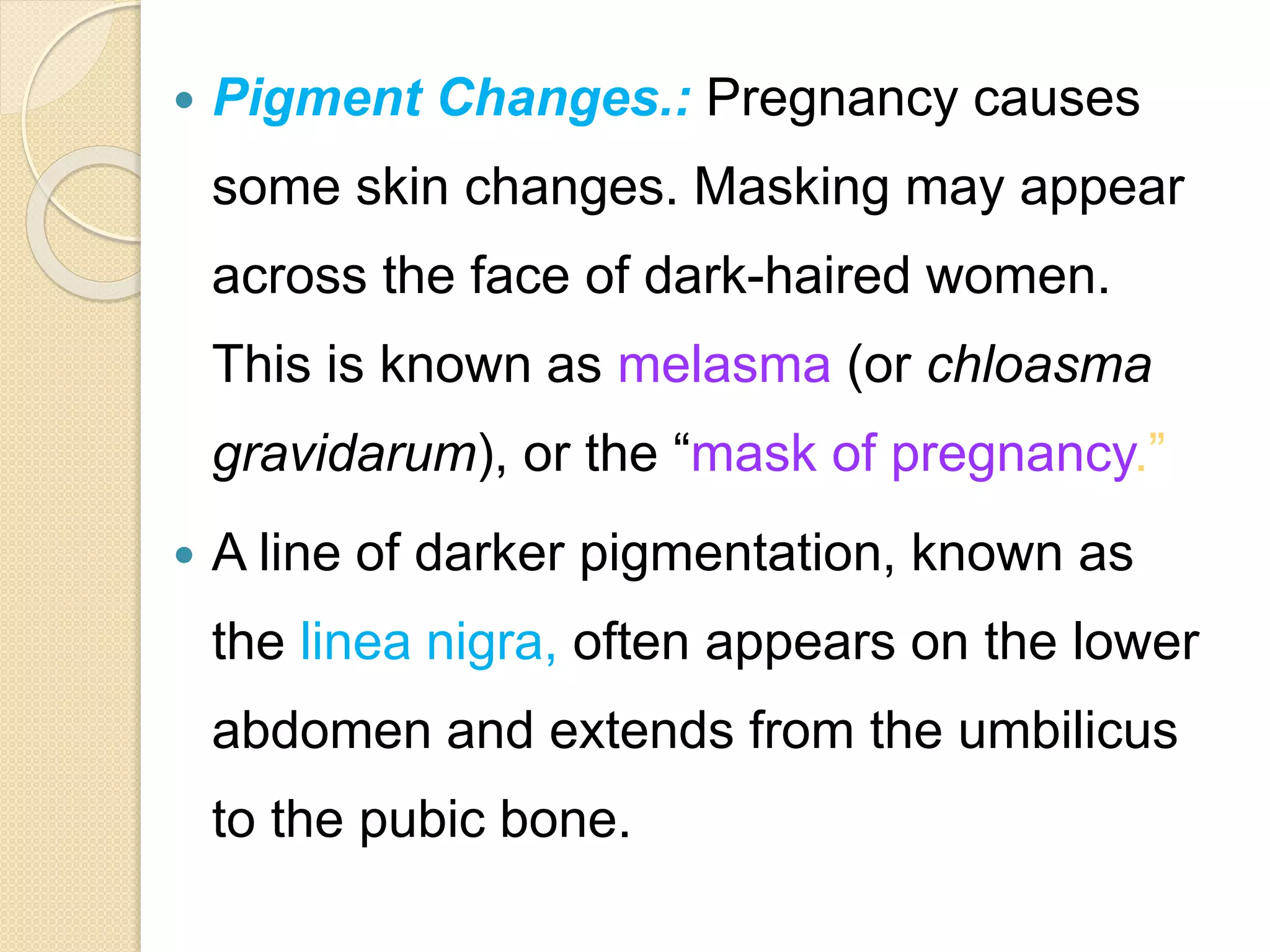 Physiological changes during pregnancy | PPTX