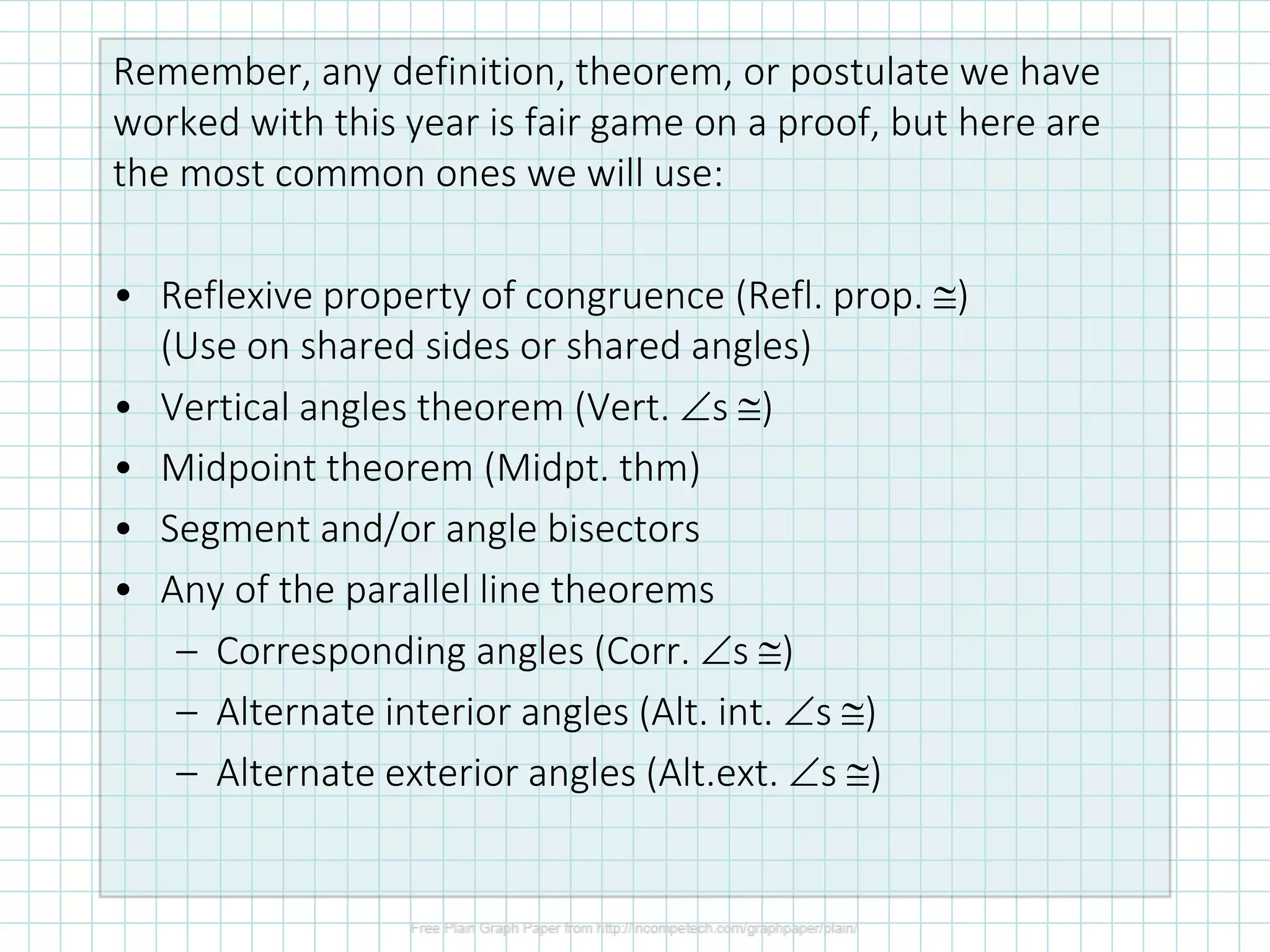 5.3 Congruent Triangle Proofs & CPCTC | PDF