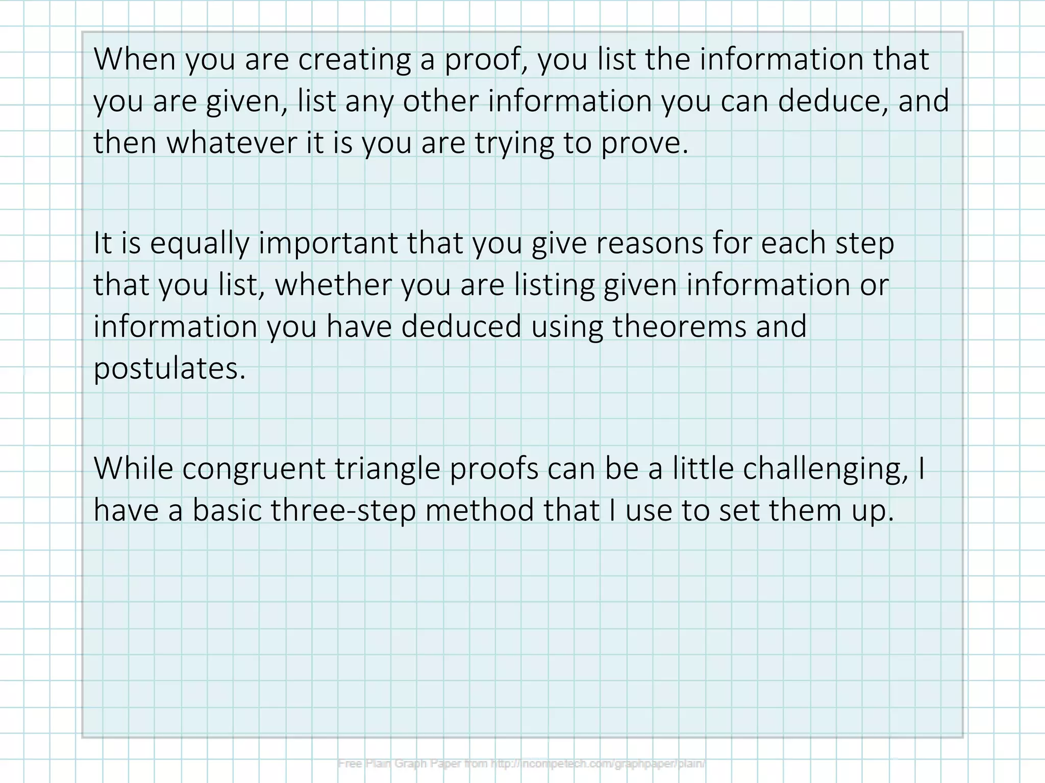 5.3 Congruent Triangle Proofs & CPCTC | PDF