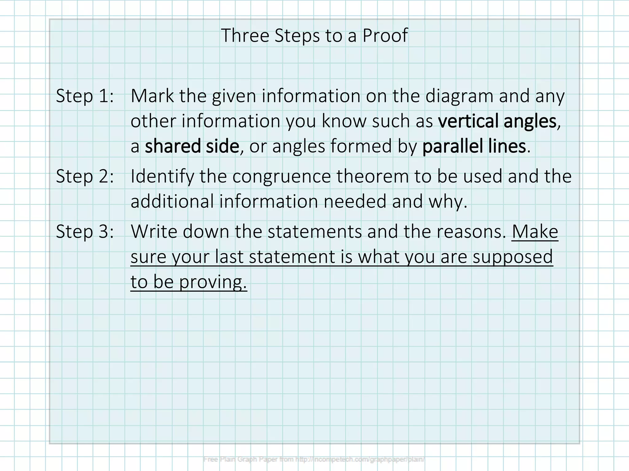 5.3 Congruent Triangle Proofs & CPCTC | PDF