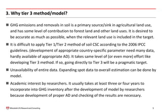 Application of Tier 3 method/model for the AFOLU sector in Japan | PPTX