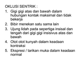 5. alignment artikulasi gigi geligi | PPT