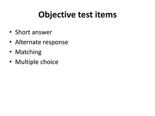 5 1a - forms of assessment | PPTX
