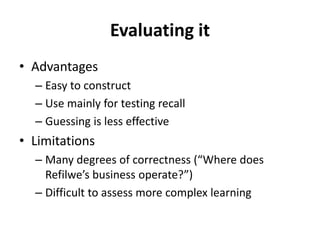 5 1a - forms of assessment | PPTX