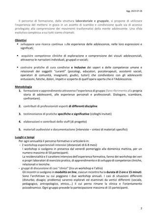 Cantiere Adolescenze | PDF