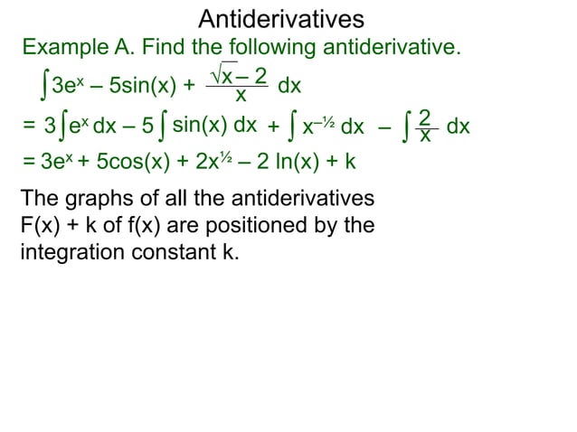 5.1 anti derivatives | PPTX