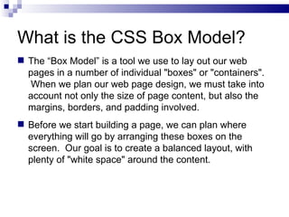 5.1 css box model | PPT