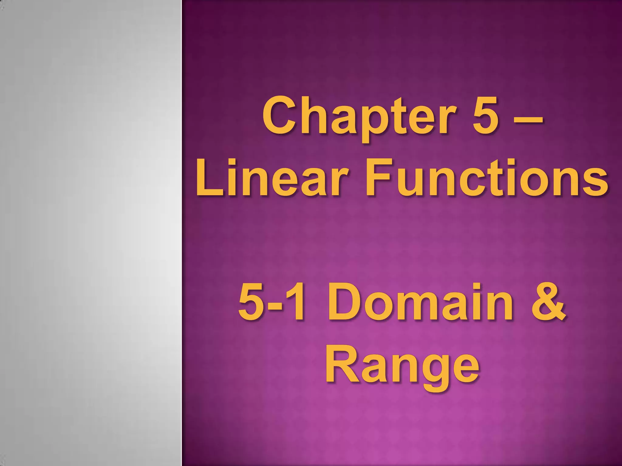 5 1 domain and range | PPTX